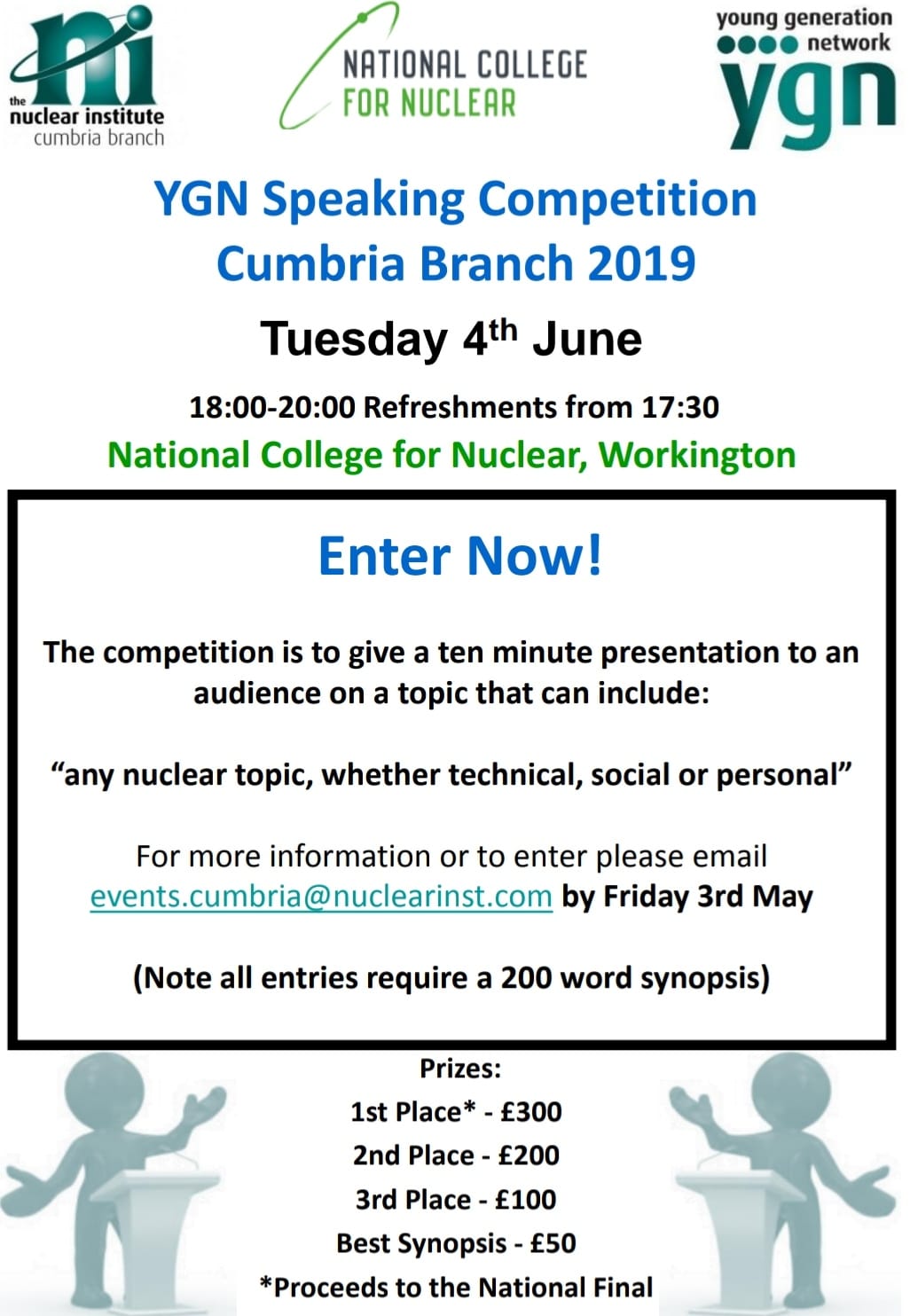 YGN Cumbria Branch - Young Speakers Competition